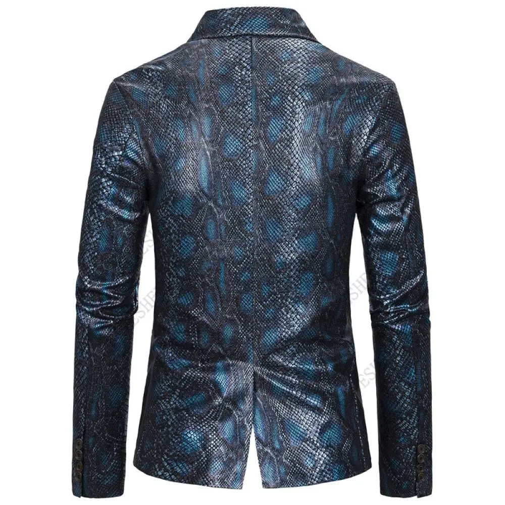 Blue Snake Blazer | Snakes Store™