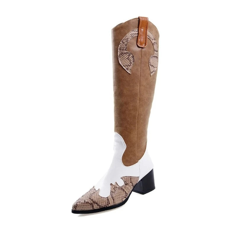 Snake Print Cowgirl Boots | Snakes Store™