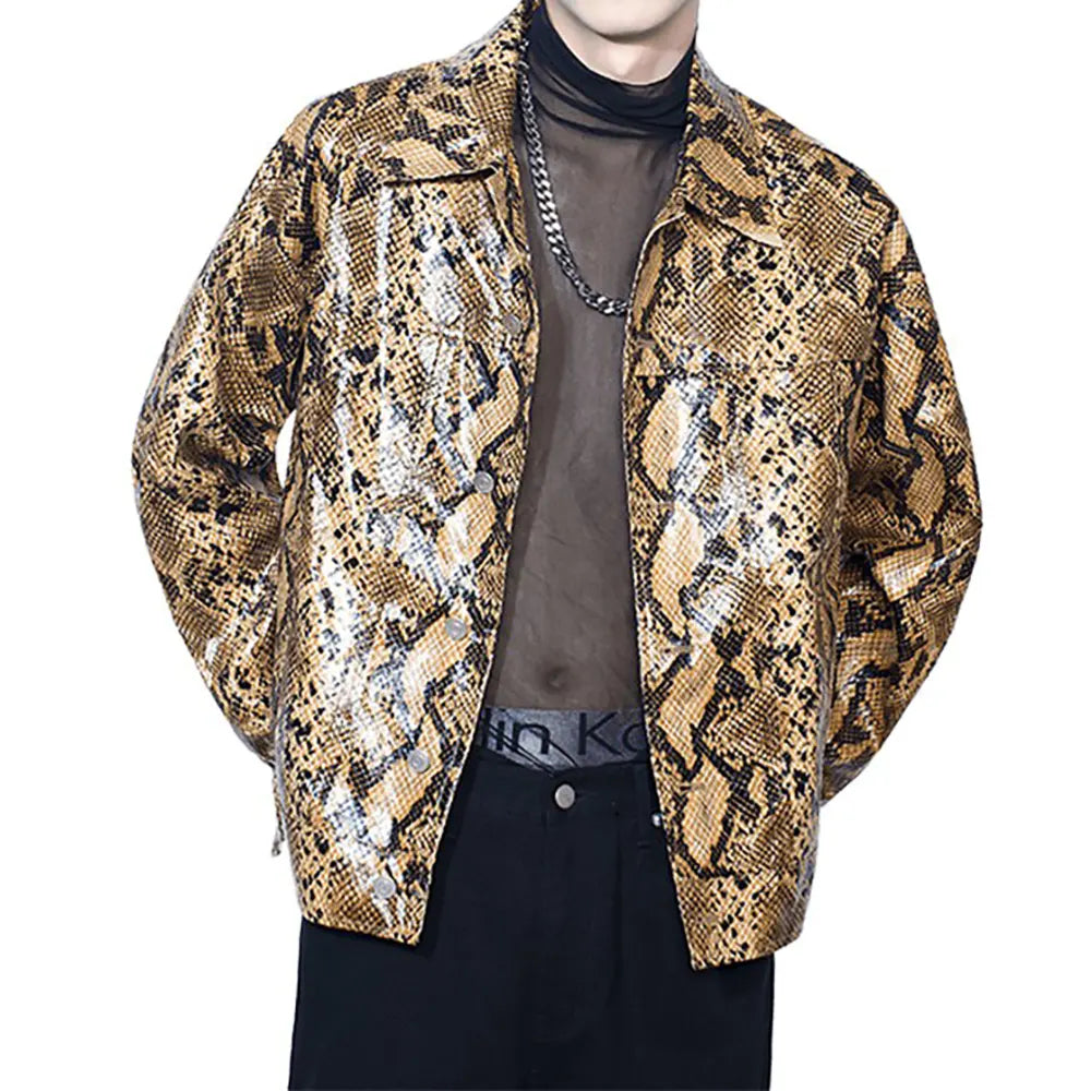 Men's Snake Print Jacket | Snakes Store™