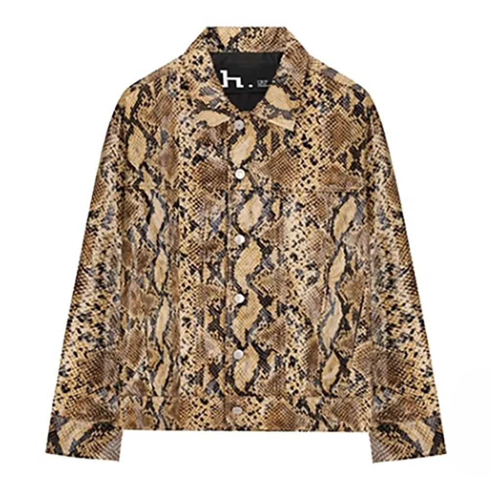 Men's Snake Print Jacket | Snakes Store™
