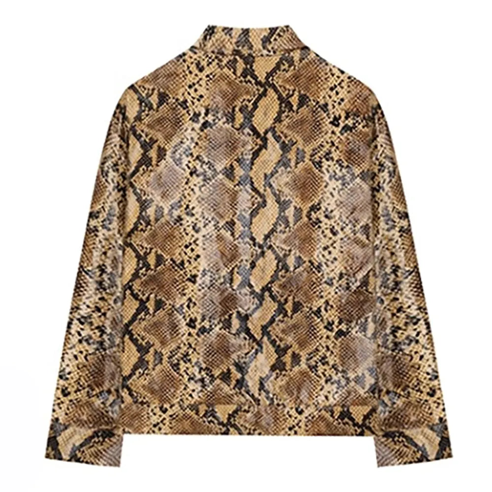 Men's Snake Print Jacket | Snakes Store™