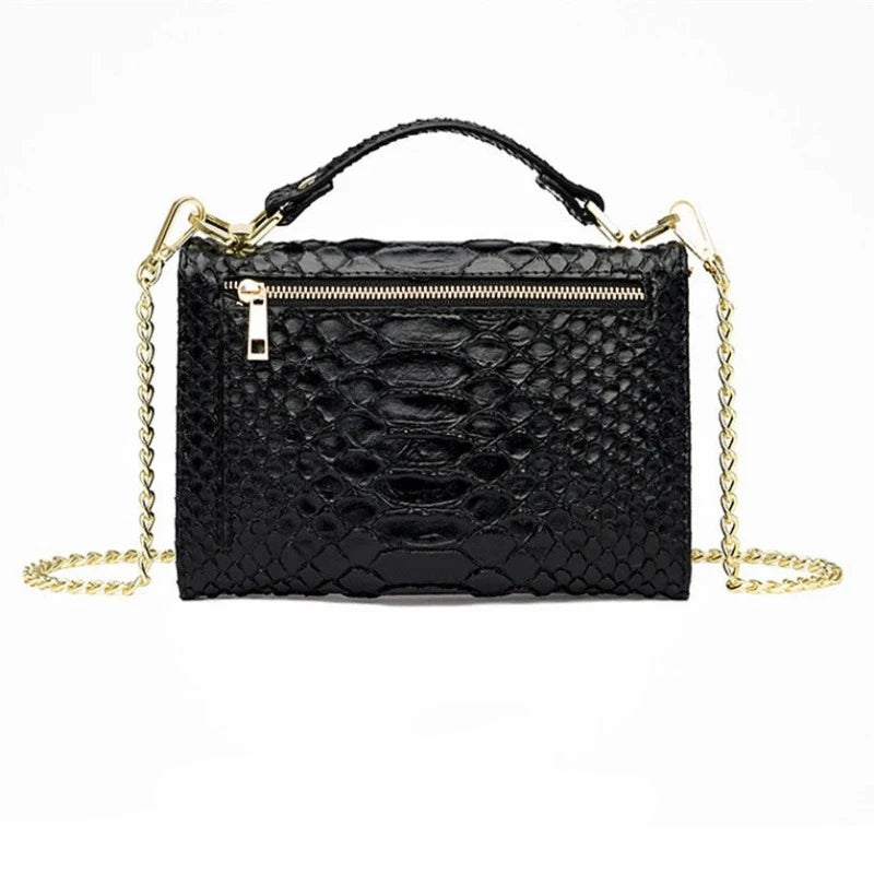 Black Snake Chain Bag | Snakes Store™