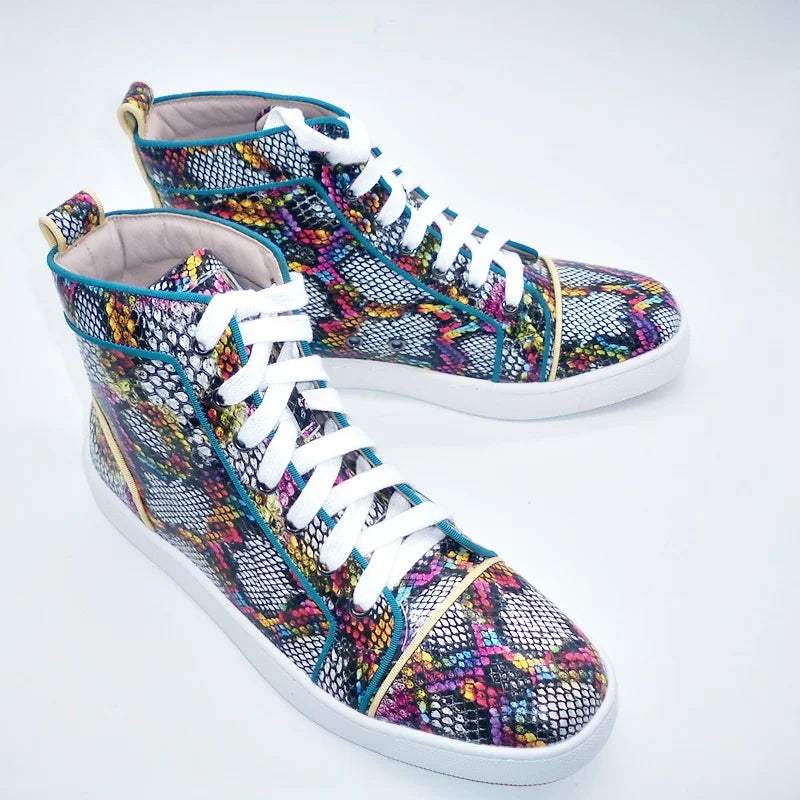 Colorful Snakeskin Sneakers | Snakes Store™