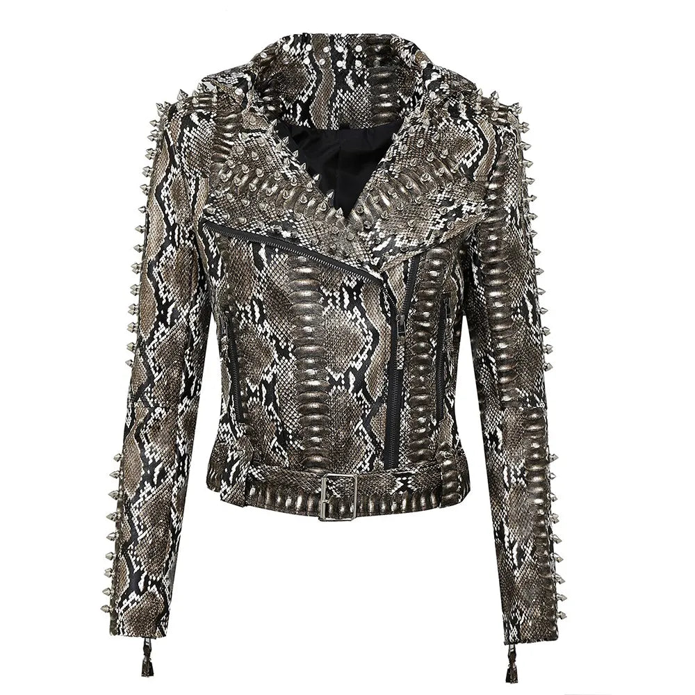Serpent Leather Jacket | Snakes Store™