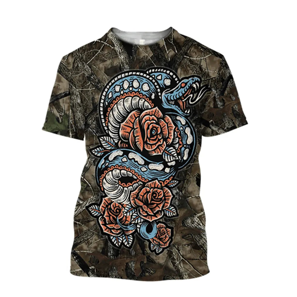 Snake Design T-shirt | Snakes Store