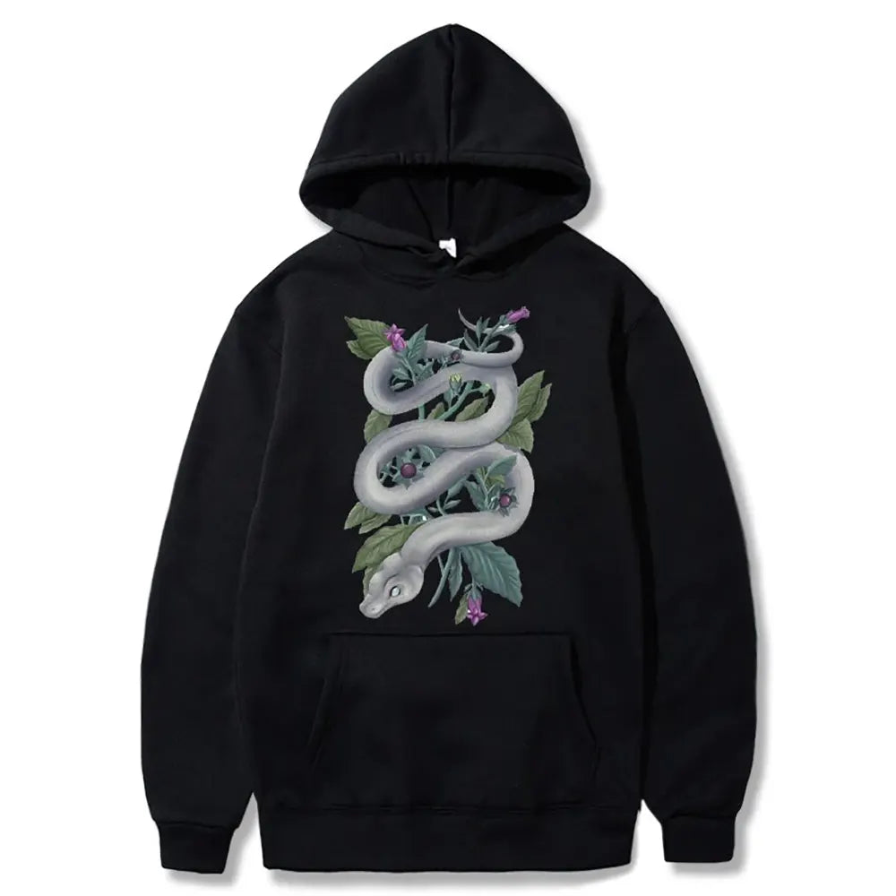 Snake and Flower Hoodie | Snakes Store™