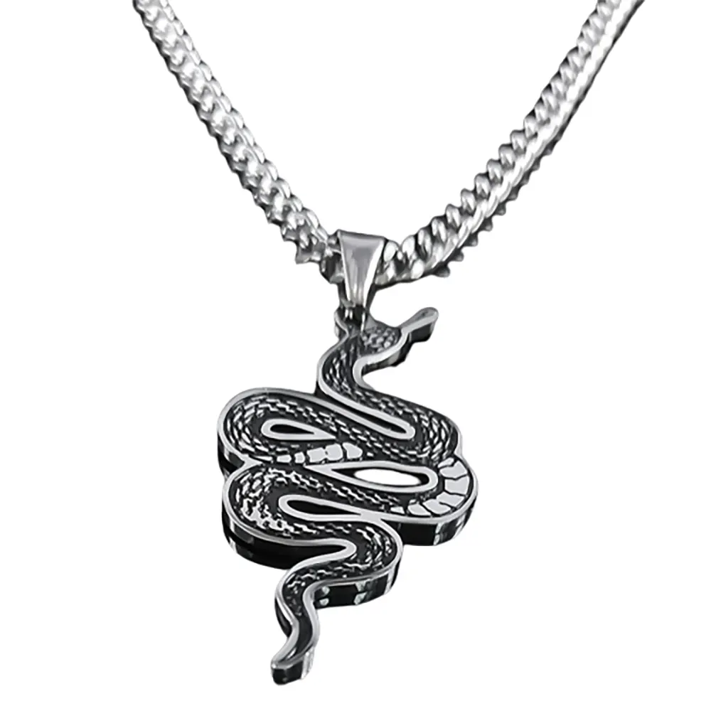 Stainless Steel Snake Necklace | Snakes Store™