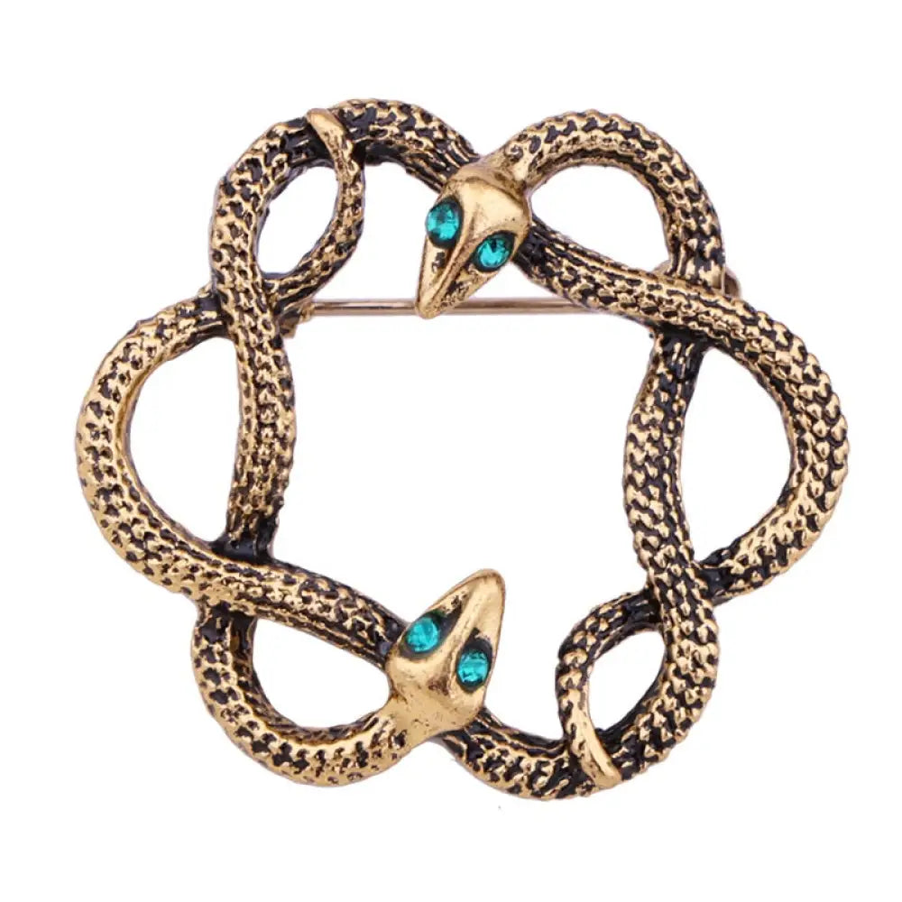 Double Snake Brooch | Snakes Store™