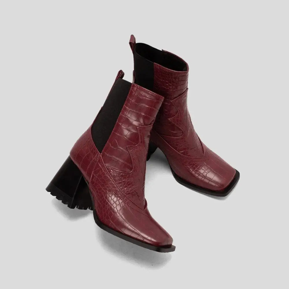 Red Snake Booties | Snakes Store™