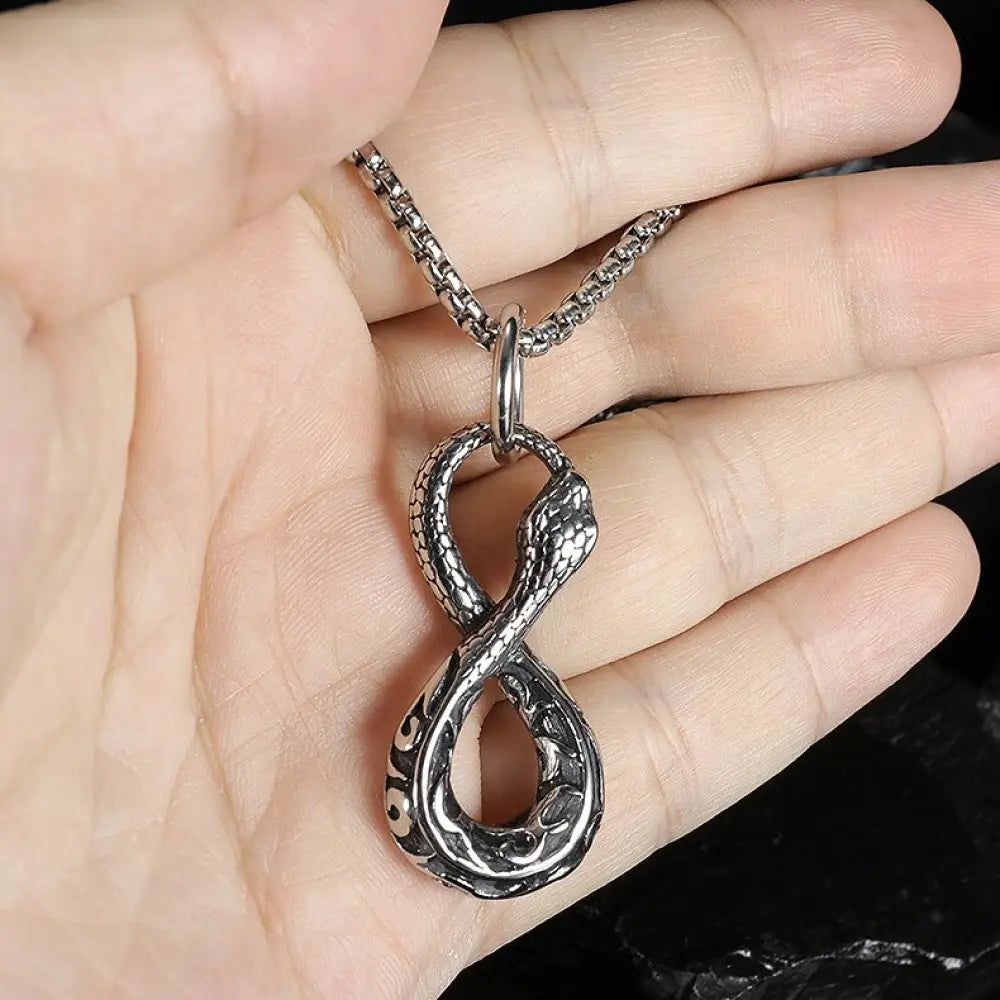 Silver Snake Pendant | Snakes Store™