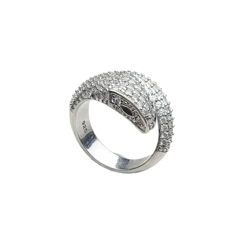 Simple Snake Ring Silver | Snakes Store™