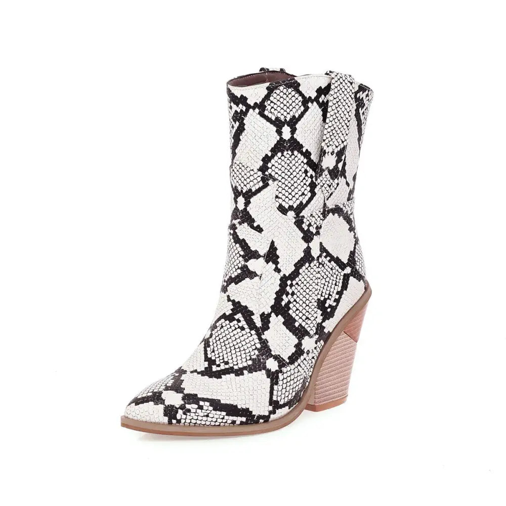 Snake Leather Booties | Snakes Store™